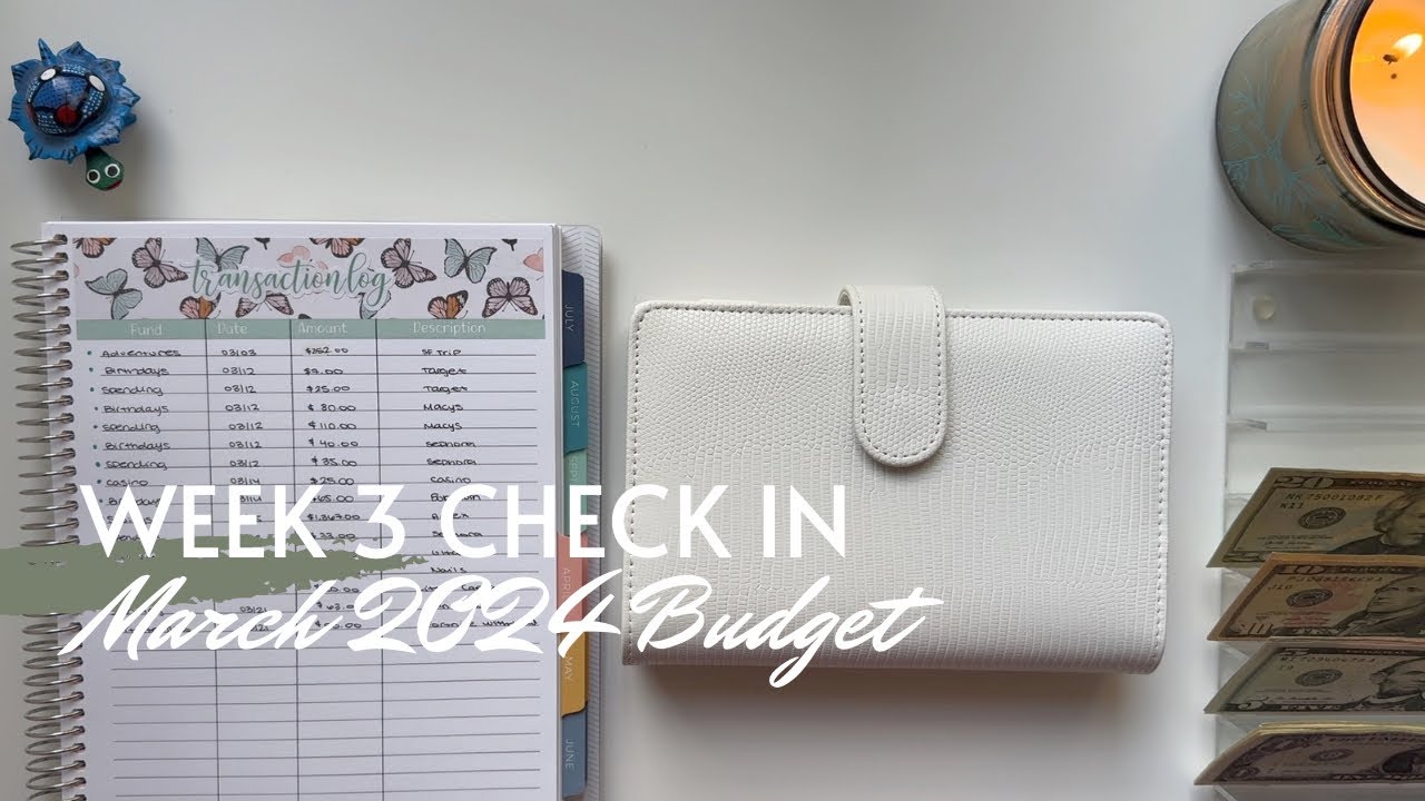 Week 3 Check In | March 2024 Budget | Inconsistent Income | College ...