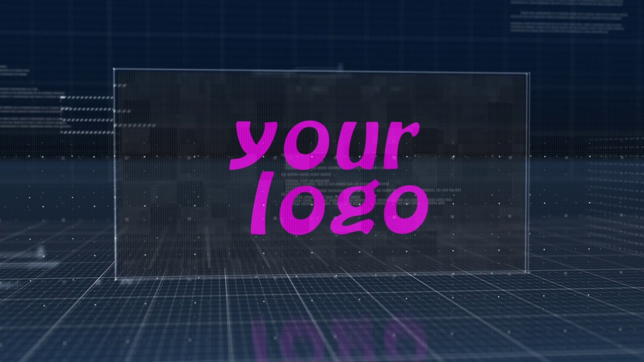 Video Intro or Outro, 3d logo on the big screen - YouTube