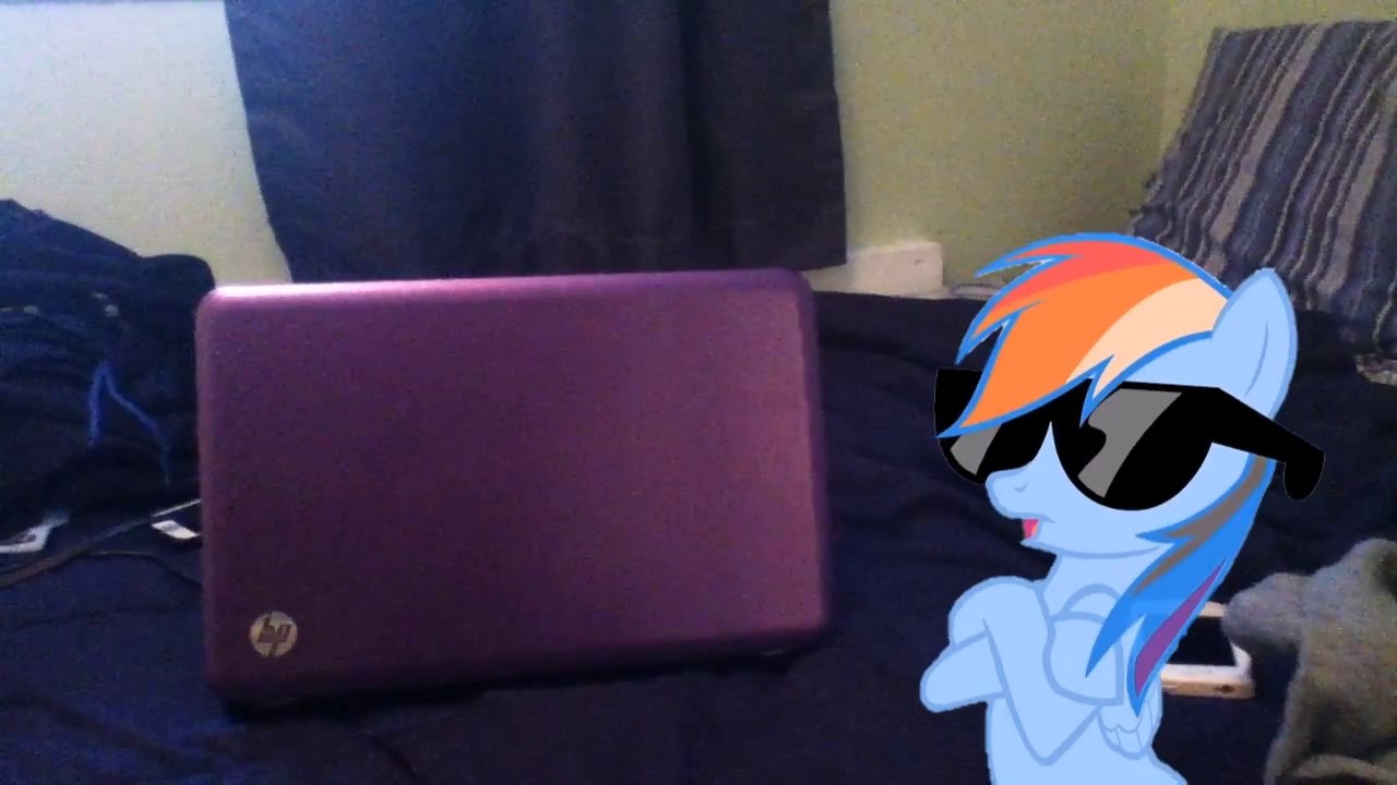 Me and rainbow dash got computer swag (IRL) - YouTube