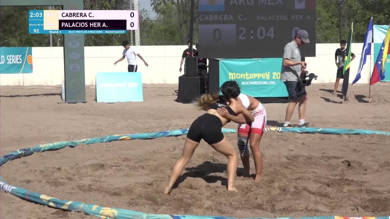 Claudia Soledad CABRERA (ARG) vs. Ana Sofia PALACIOS HERNANDEZ (MEX) • Round 3 • Women's BW 50Kg ...