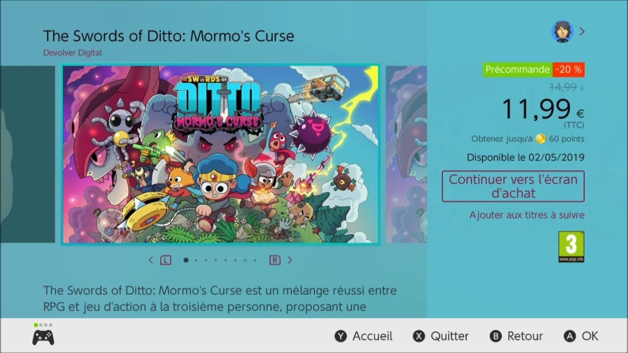 The Swords of DITTO : Mormo's Curse - Trailer Nintendo Switch - YouTube