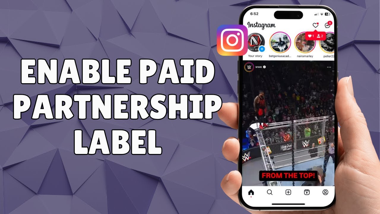HOW TO ENABLE PAID PARTNERSHIP LABEL ON INSTAGRAM - YouTube