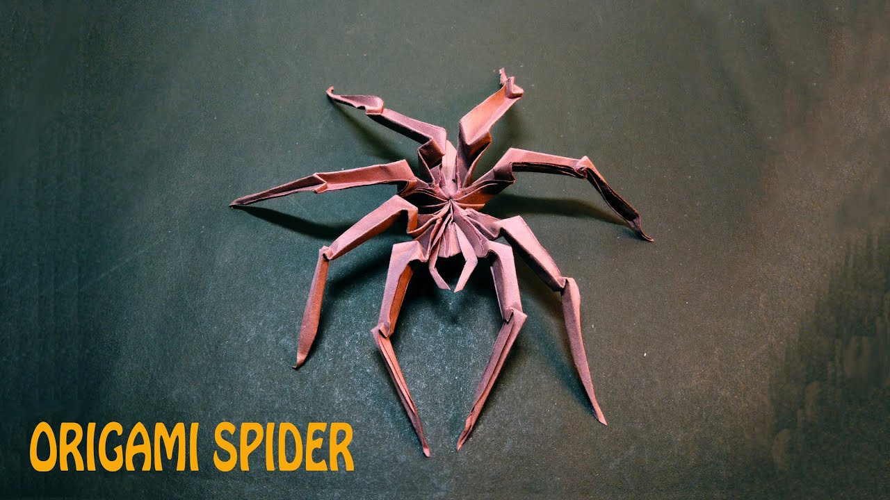 Origami Spider | Origami tutorial | Paper craft - YouTube