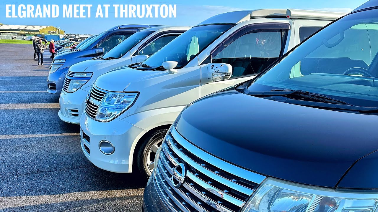 Elgrand OC Meet up at Thruxton | Elgrand conversions | Elgrand campers ...