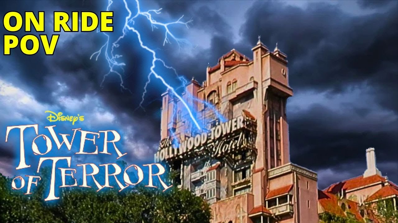 The Twilight Zone Tower of Terror Ride Experience 2016 HD | Hollywood ...