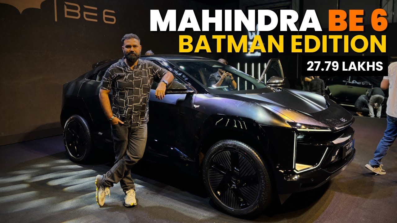 MAHINDRA BE6 Batman Edition | First Look | All Things Auto - YouTube