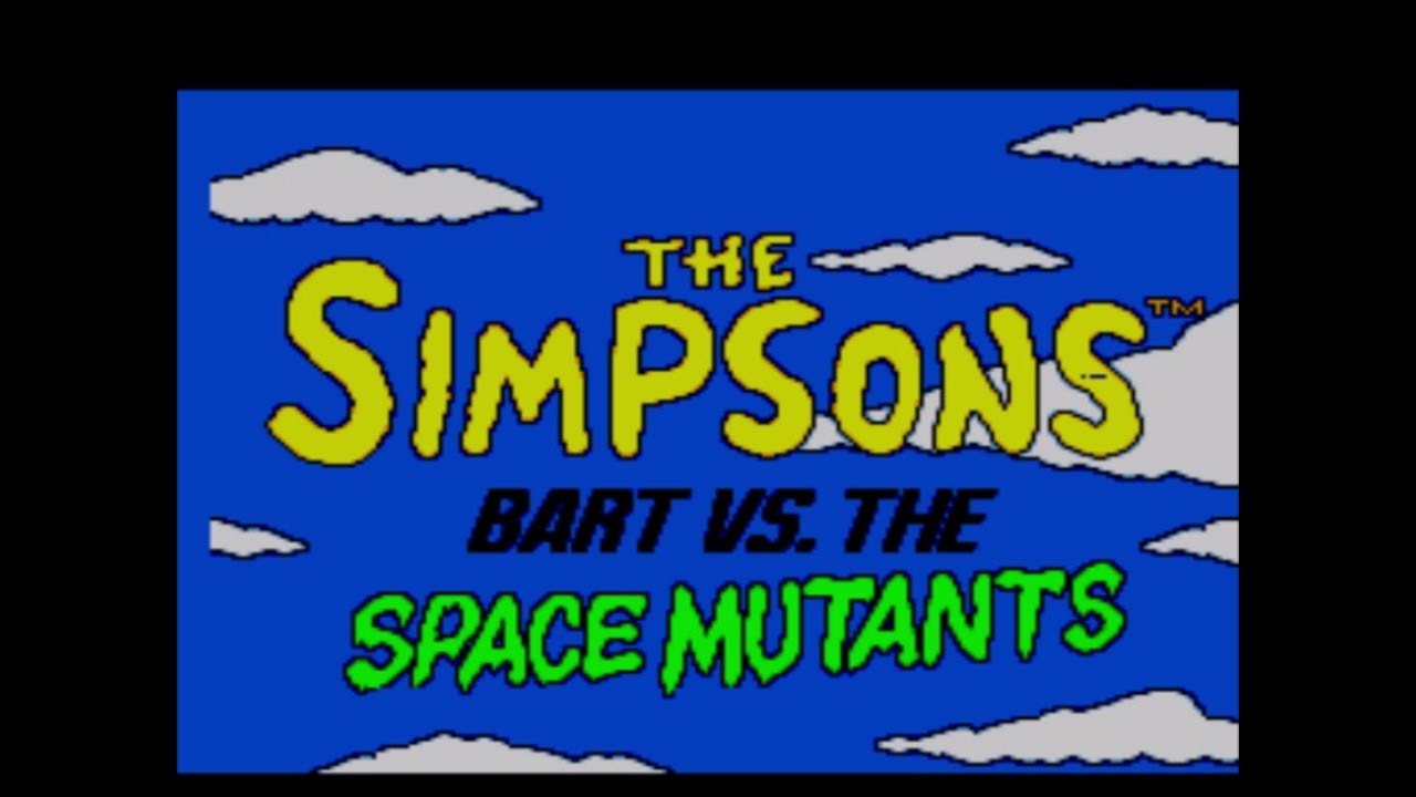 SEGA Master System The Simpsons Bart VS The Space Mutants - YouTube