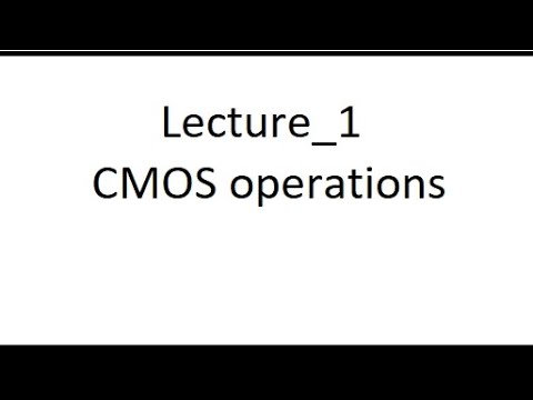 Lecture_1 operation of MOS transistor ,CMOS circuit and its gate design ...