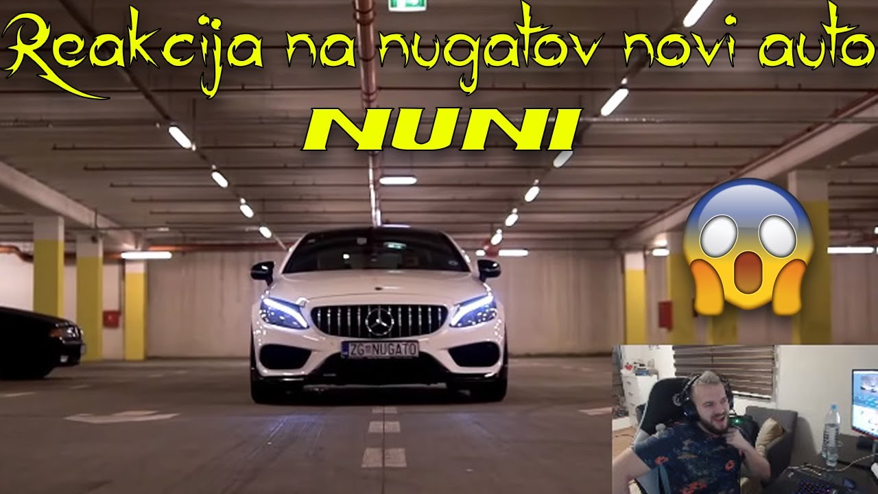 Nuni reakcija na NUGATOV NOVI AUTO *NUNI PRESRETAN* - YouTube