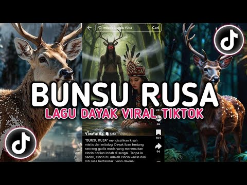 BUNSU RUSA LAGU DAYAK VIRAL TIKTOK TERBARU 2005 YANG KALIAN CARI COVER BY MONANK STEVEVAI 