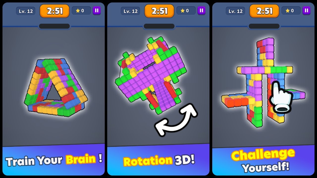 Block Master 3D Gameplay Video for Android Mobile - YouTube