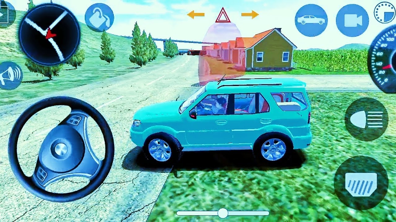 Modified Cyan Tata Safari- Gadi Wala Game |Indian Cars Simulator 3D|Car ...