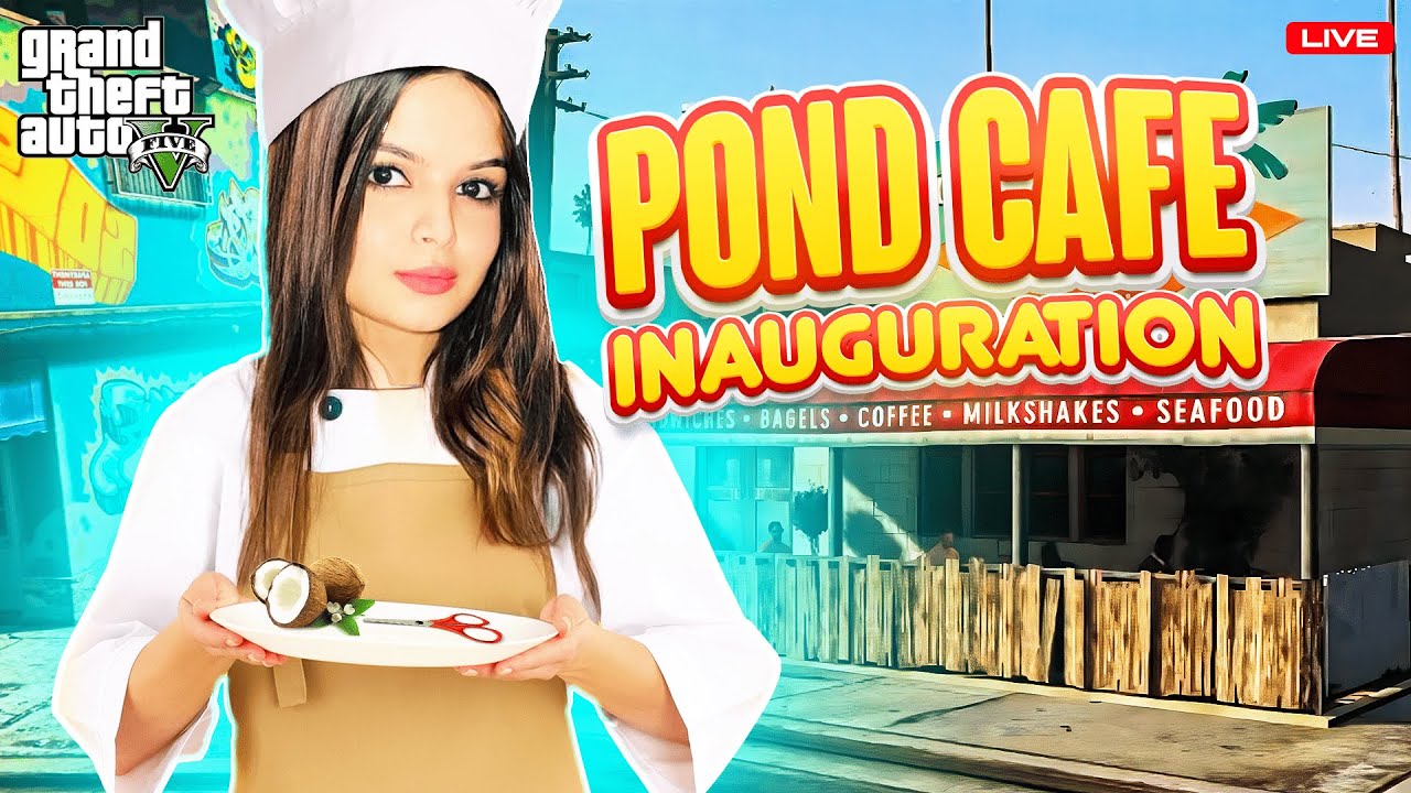 Reacting to 9:52 & POND CAFE OPENING in GTA RP! 😍 - YouTube