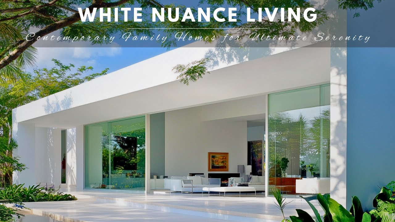 White Nuance Living - Contemporary Family Homes for Ultimate Serenity ...