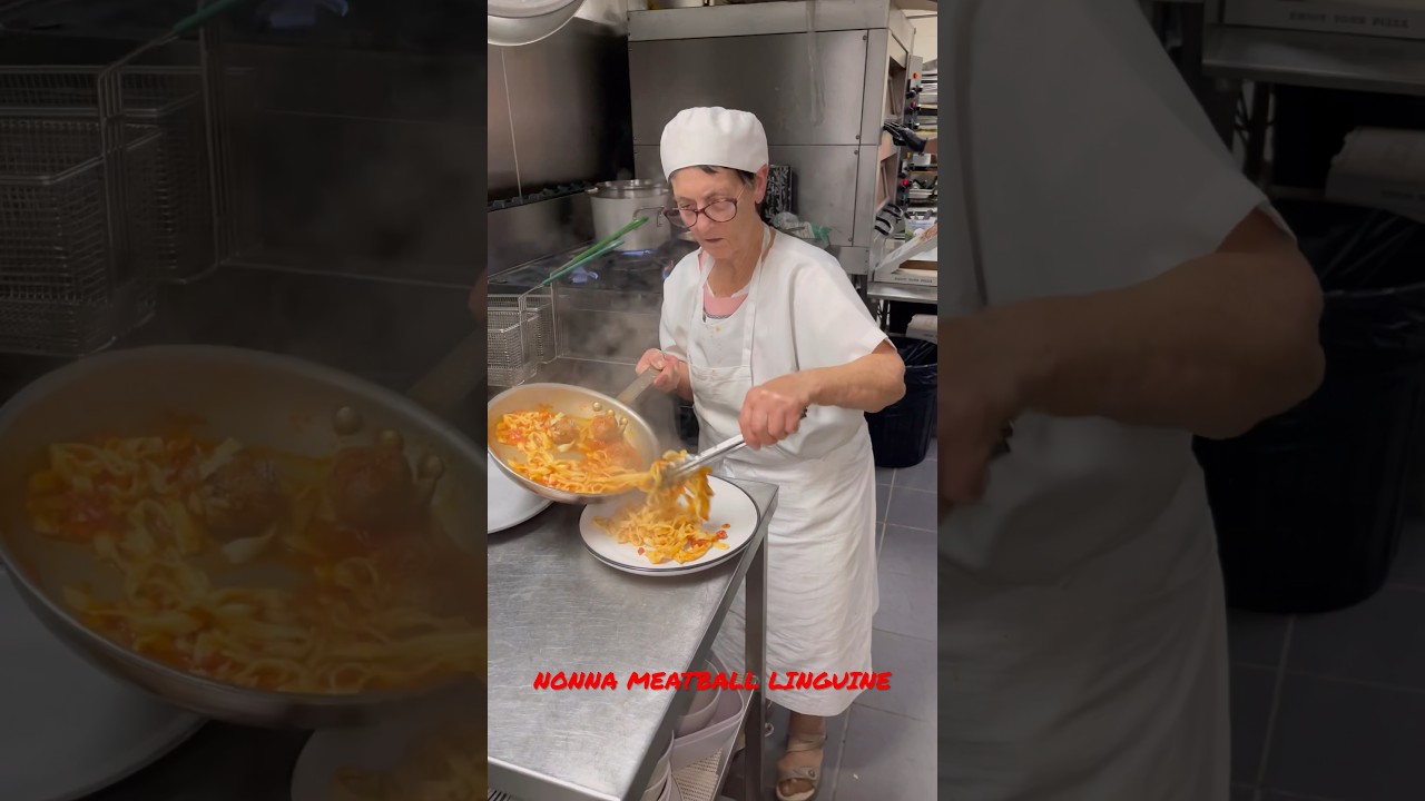 Nonna Meatball Linguine Abrakebabrareviews Youtube