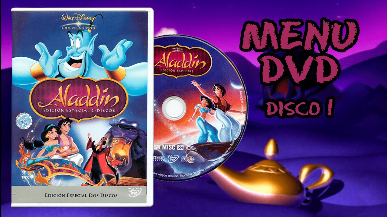Opening y Menú de ALADDIN (DVD) - 2004 - YouTube