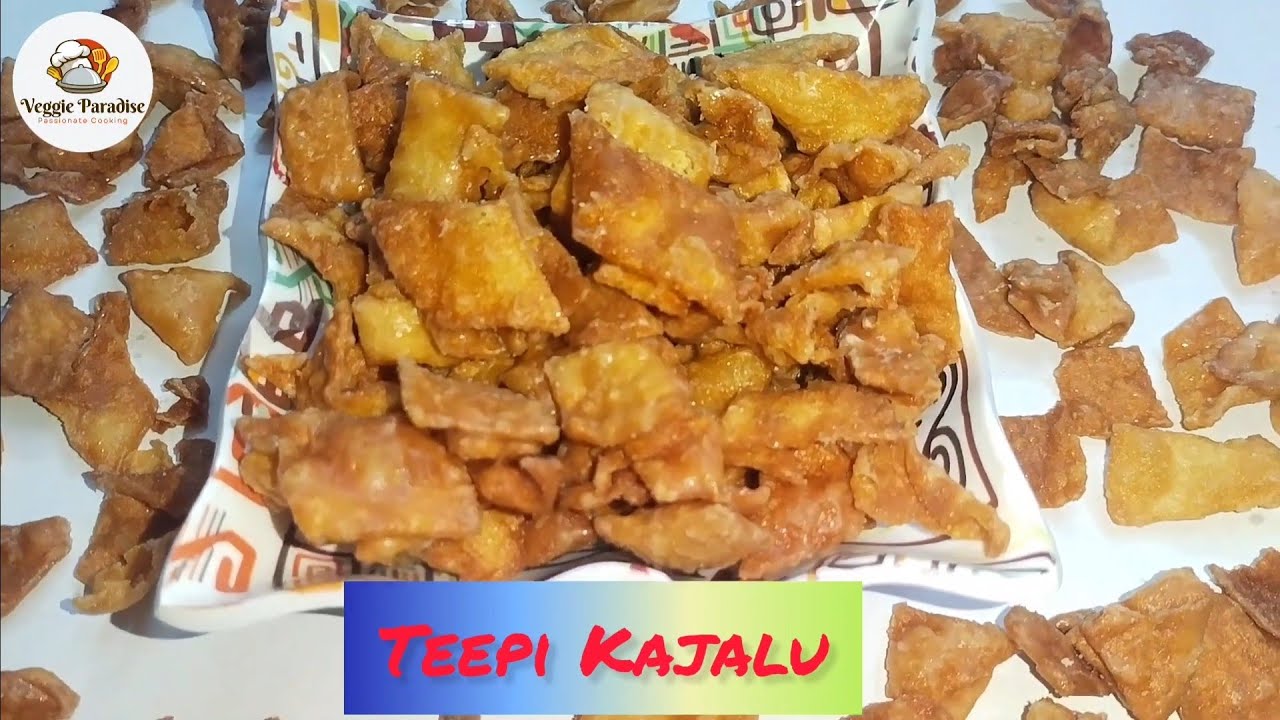 Teepi Kajalu|Sankranti Special Pindi Vantalu Series|4 Ingredient Recipe ...
