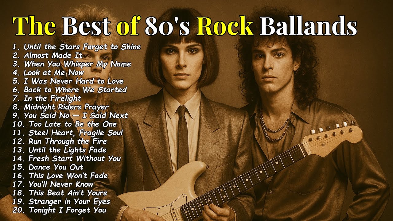80s Romantic Rock Ballads You’ll Never Forget | Soft Rock & Power ...