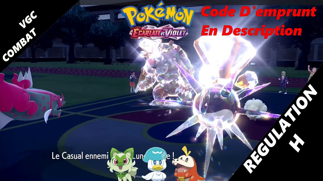 VGC Combat BO3 Explosion Bandeau Choix Tera Normal Regulation H Pokemon ...