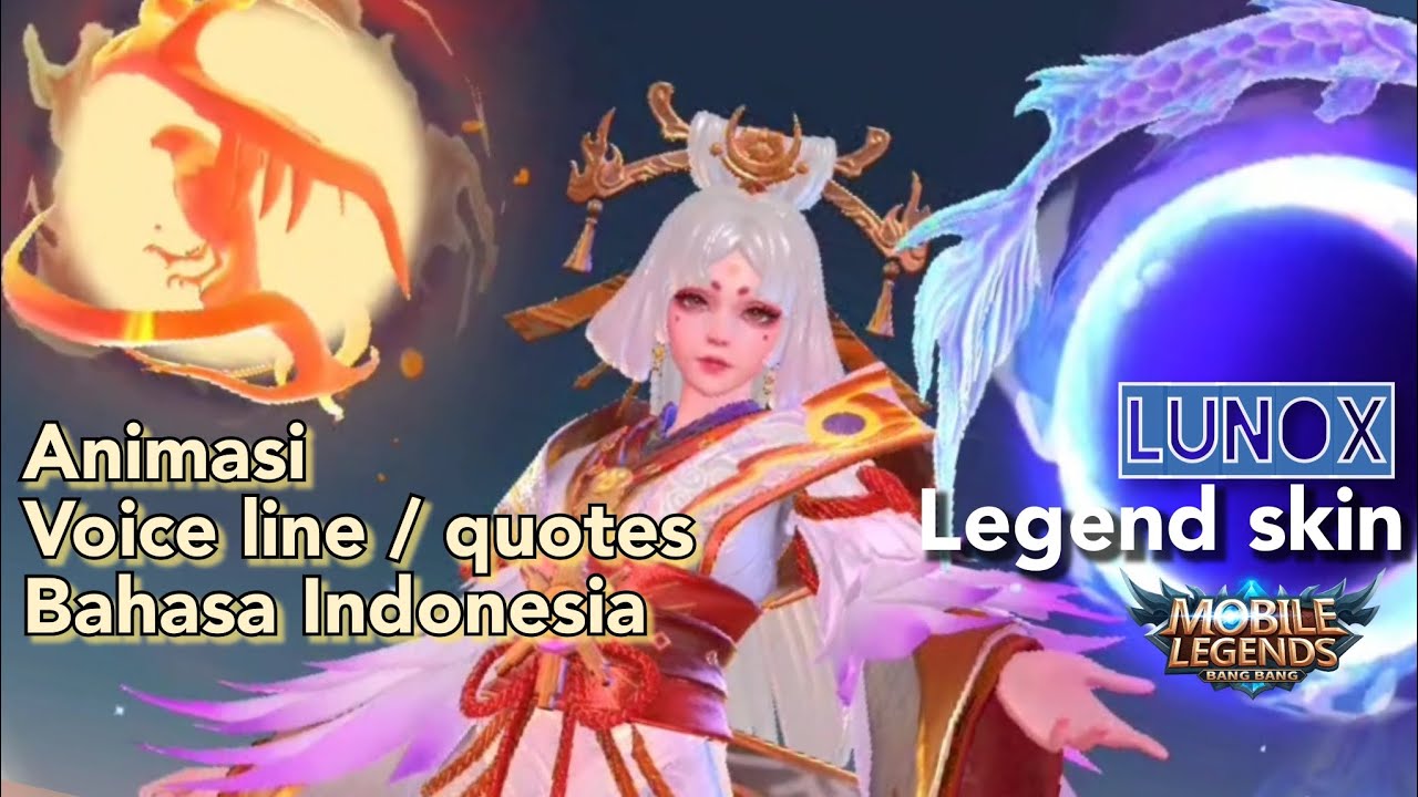 LUNOX Legend skin - Animasi & quotes (Indonesia) Mobile legends - YouTube