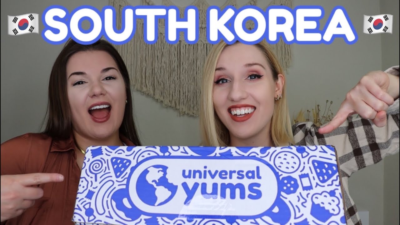 TASTING SOUTH KOREAN SNACKS | Universal Yums | Super Yum Box | September 2022 - YouTube