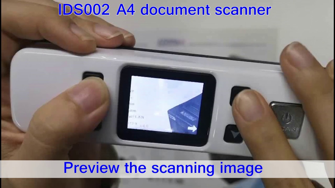 WiFi Handheld Document Scanner MUNBYN Mini Pen Portable Scanner A4 Size ...