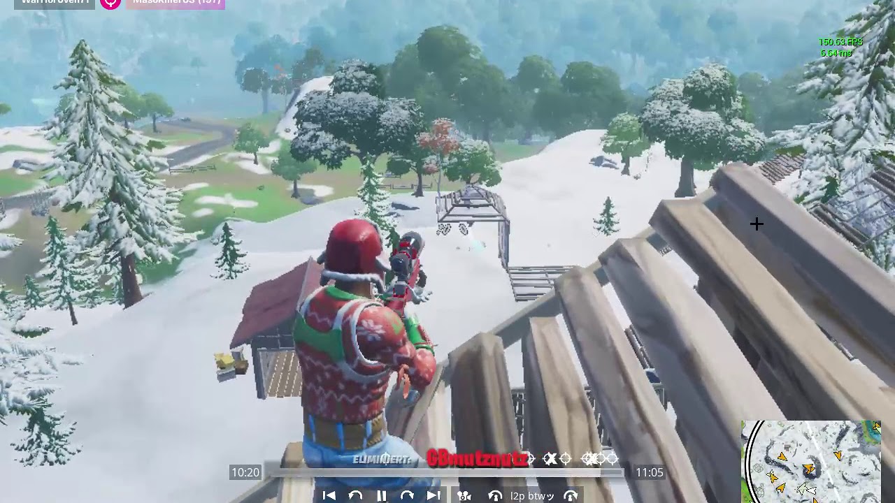 Fortnite no scope sniper trickshot (60m) - YouTube