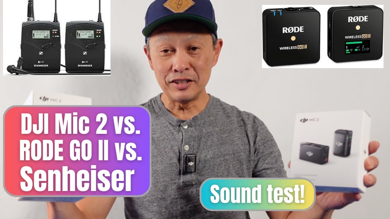 DJI Mic 2 review - sound comparison vs. Rode Wireless GO 2 vs ...
