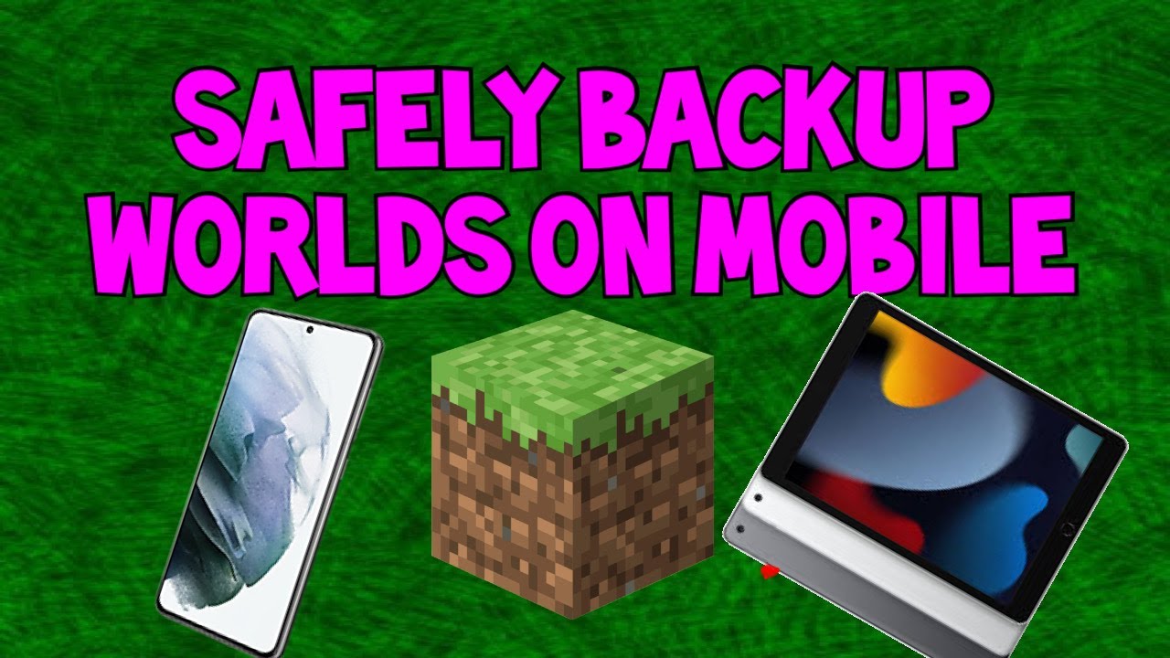 How to Properly Back Up Worlds on Mobile Minecraft - YOU HAVE BEEN ...