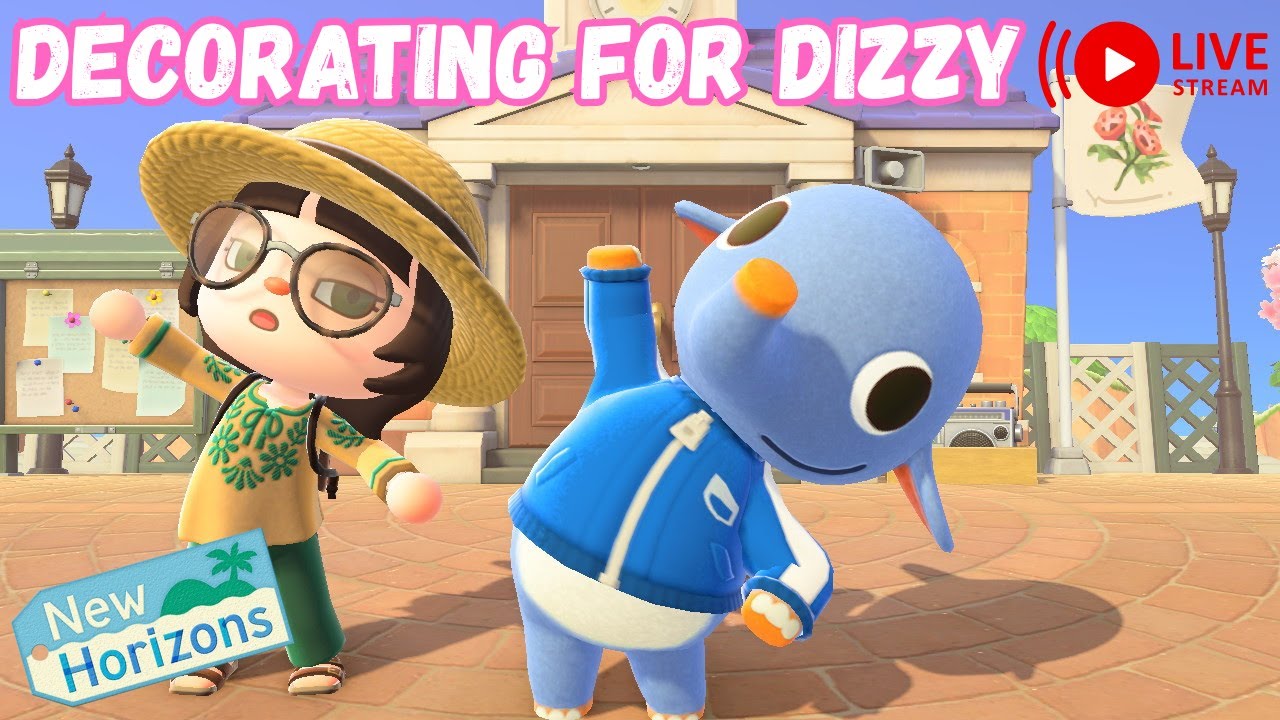 🌺 Making a Cute Yard for our favourite lazy elephant 🐘 | ACNH ...