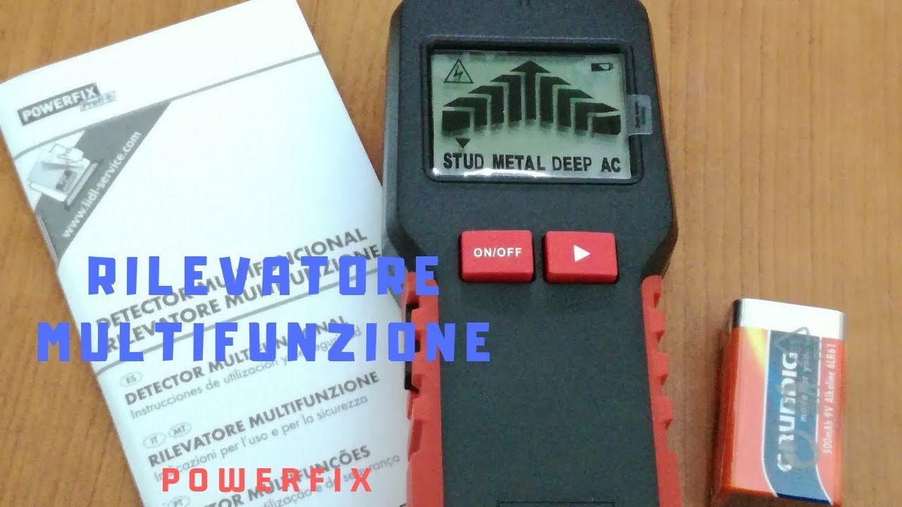 Rilevatore multifunzione - powerfix - YouTube