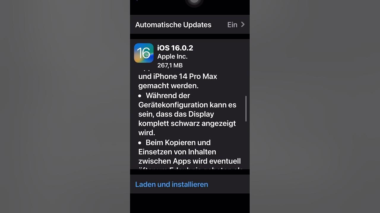 Tschüss Kamera-Probleme bei iPhone 14-er Reihe | Hotfix iOS 16.0.2 | #apple #iphone #ios16 - YouTube