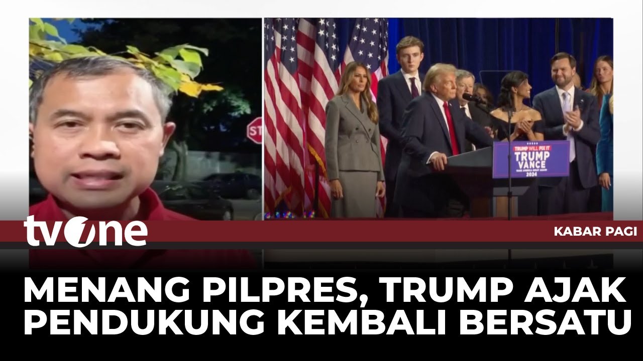 Donald Trump Menang Pilpres AS 2024 | Kabar Pagi tvOne - YouTube