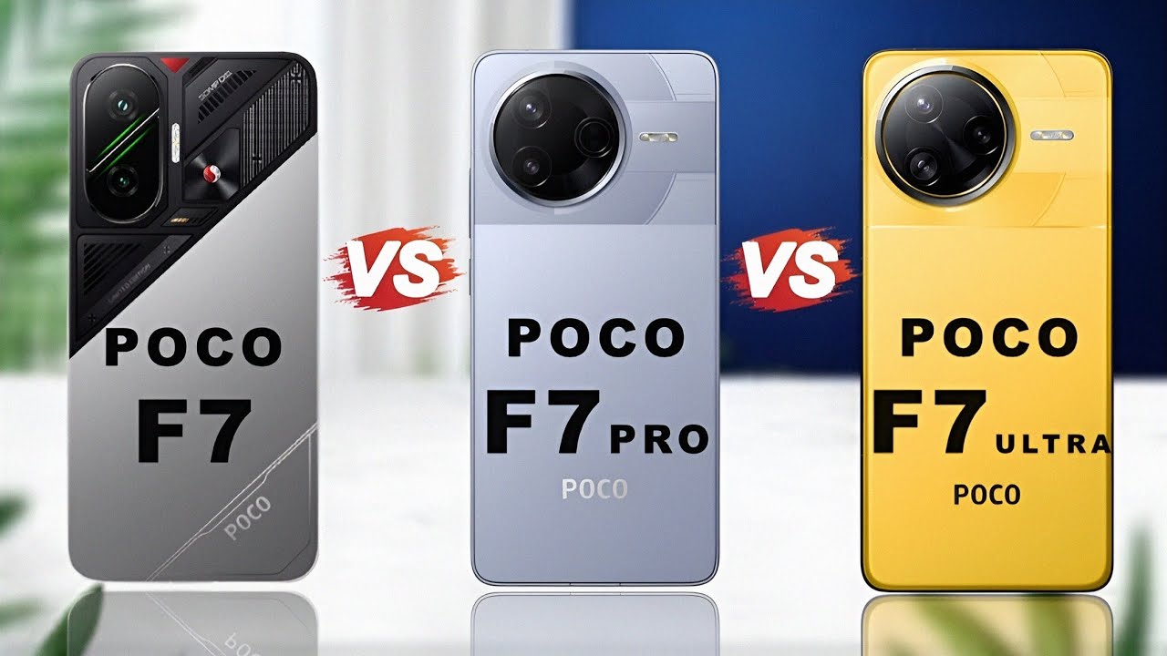 Poco F7 vs Poco F7 Pro vs Poco F7 Ultra - YouTube