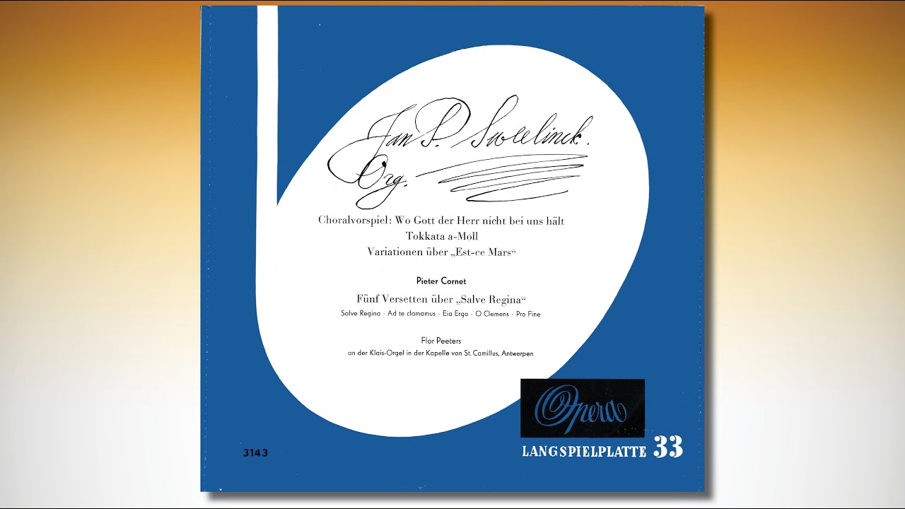 Flor Peeters performing Sweelinck and Cornet | Klais organ in the ...