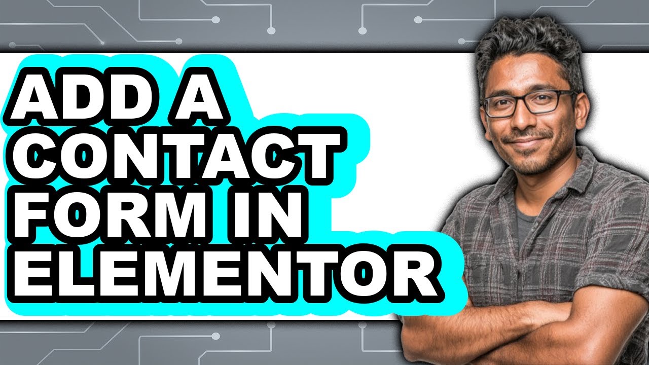 How to Add a Contact Form in Elementor 2025 (The Only Way) - YouTube