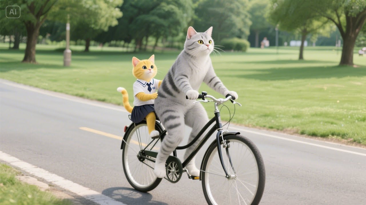 Episode :03 The Kitten's First School Day with Father | A Realistic ...