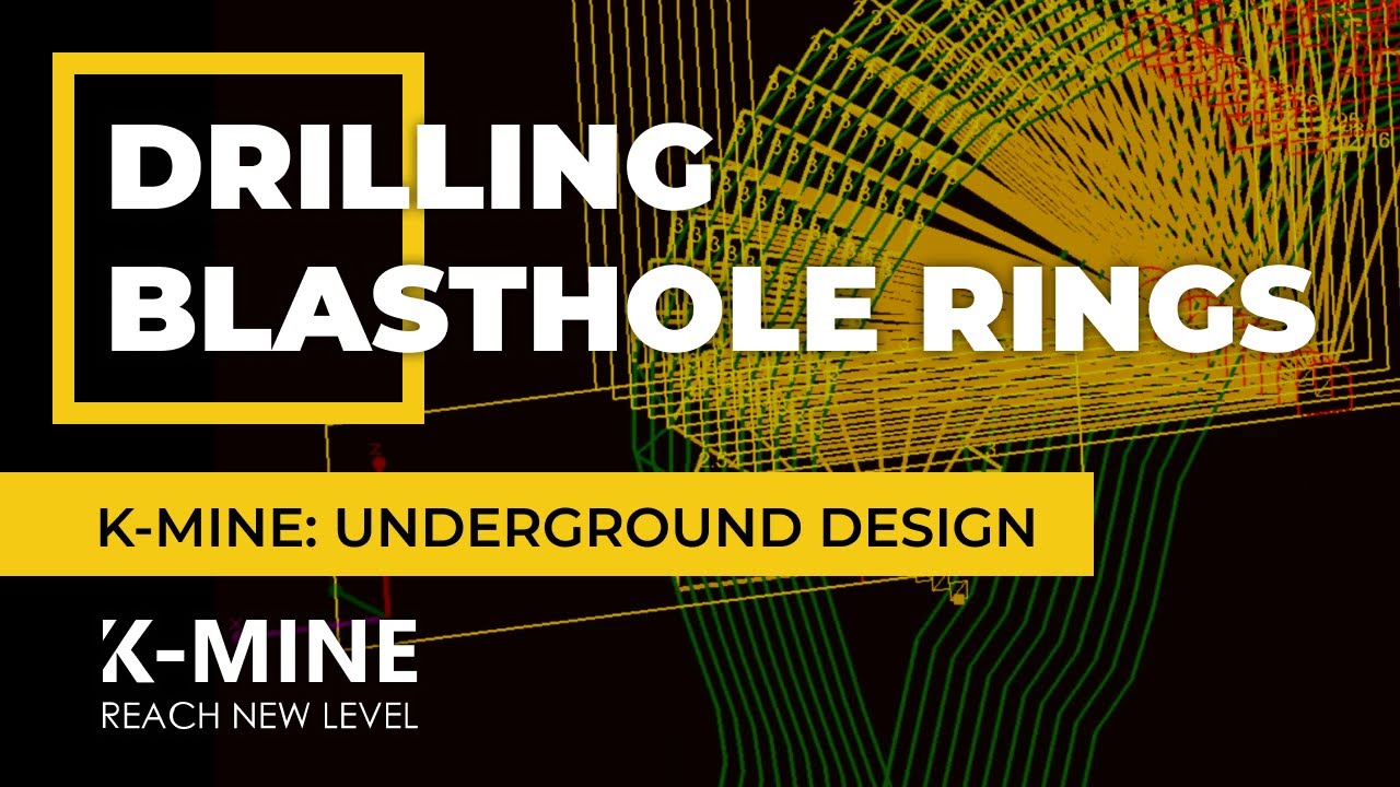 Drilling Blasthole Rings in K-MINE - YouTube