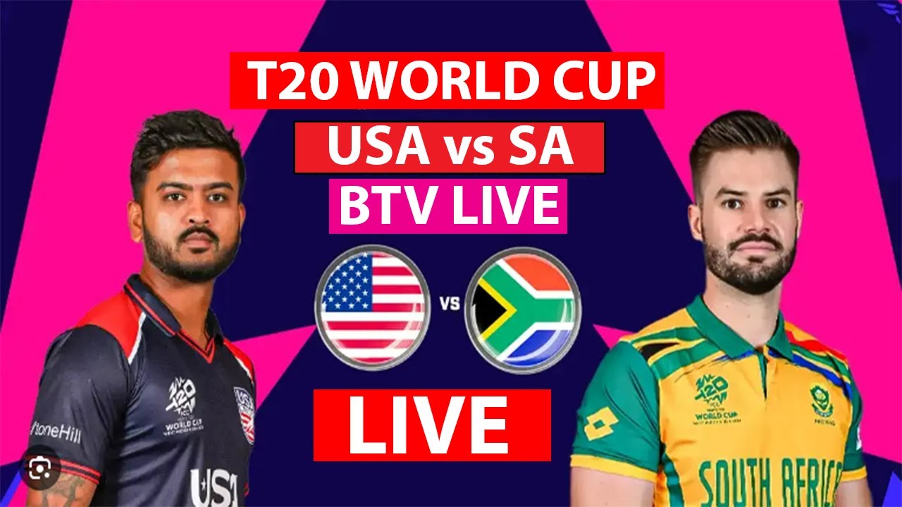 🔴Live: USA vs South Africa Cricket Live | T20 World cup Live | Cricket ...