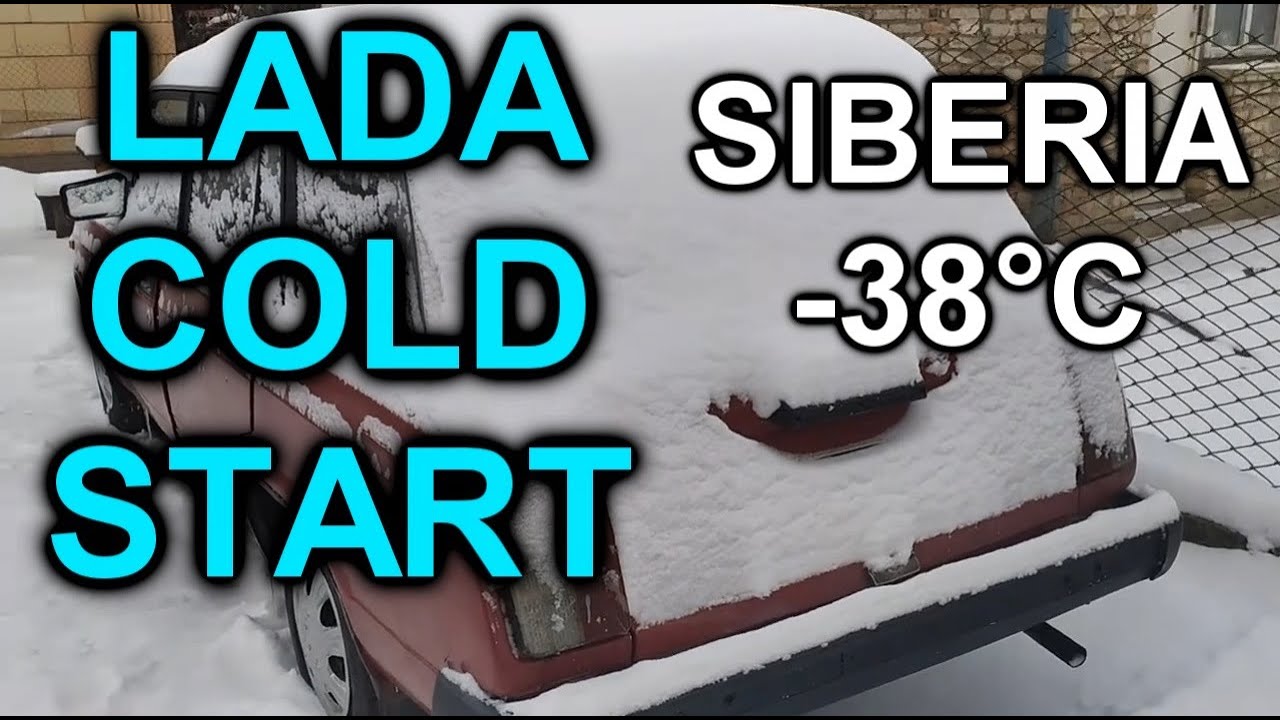 LADA COLD STARTS compilation. Холодный Запуск ВАЗ в мороз. Russia ...