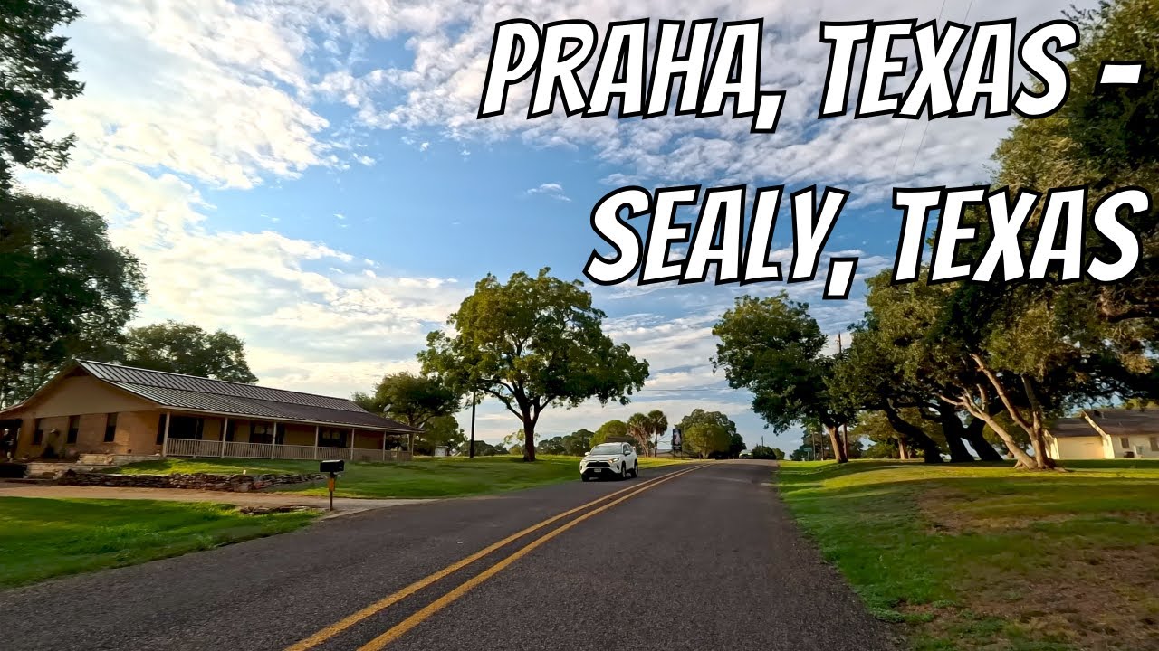 Praha, Texas to Sealy, Texas! Drive with me on a Texas highway! - YouTube