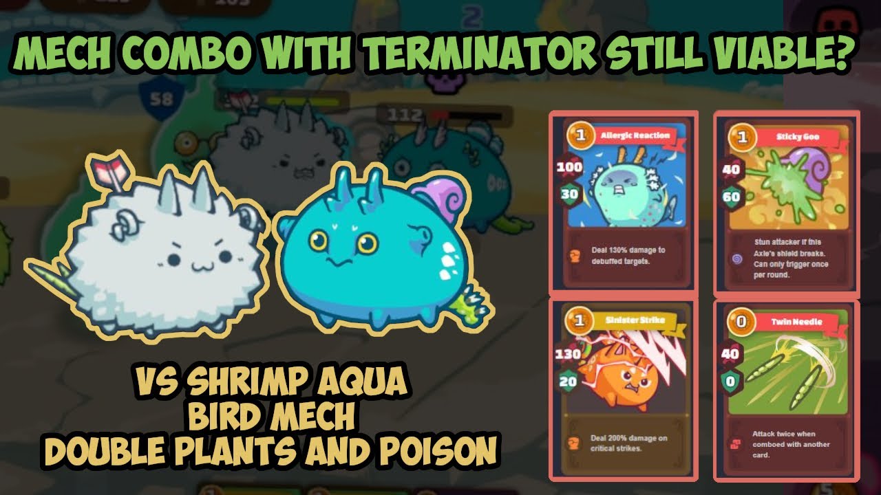 Budget Team Mech + Terminator 15-18 SLP Per Win - Axie Infinity - YouTube