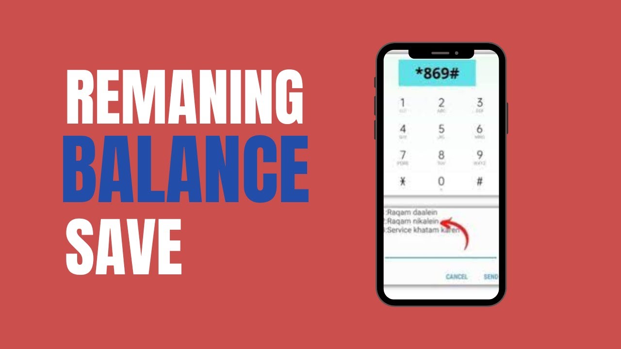 How Can You Save Your Remaning Balance. - YouTube