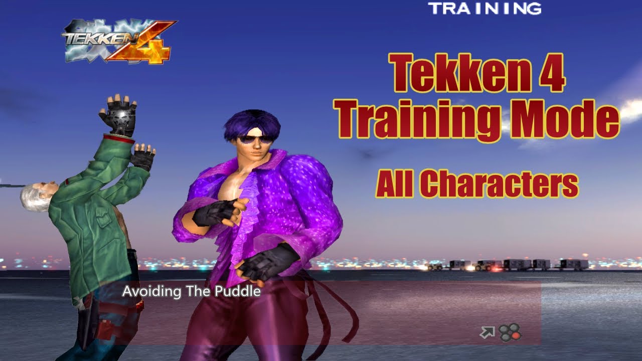 Training Mode in Tekken 4 All Characters Gameplay - YouTube
