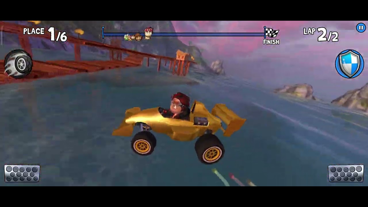 Beach Buggy Racing Long Run Gran Prix 1.000 HP Rez Gameplay - YouTube