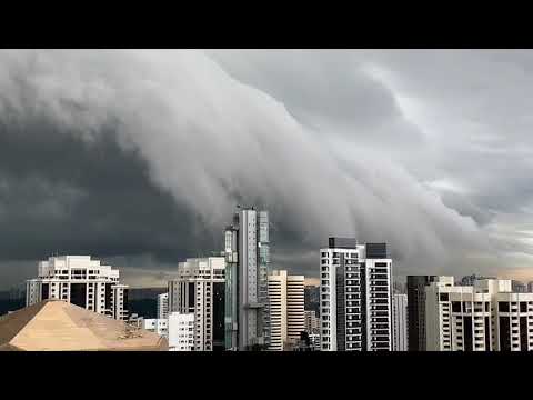 TSUNAMI clouds over Singapore
