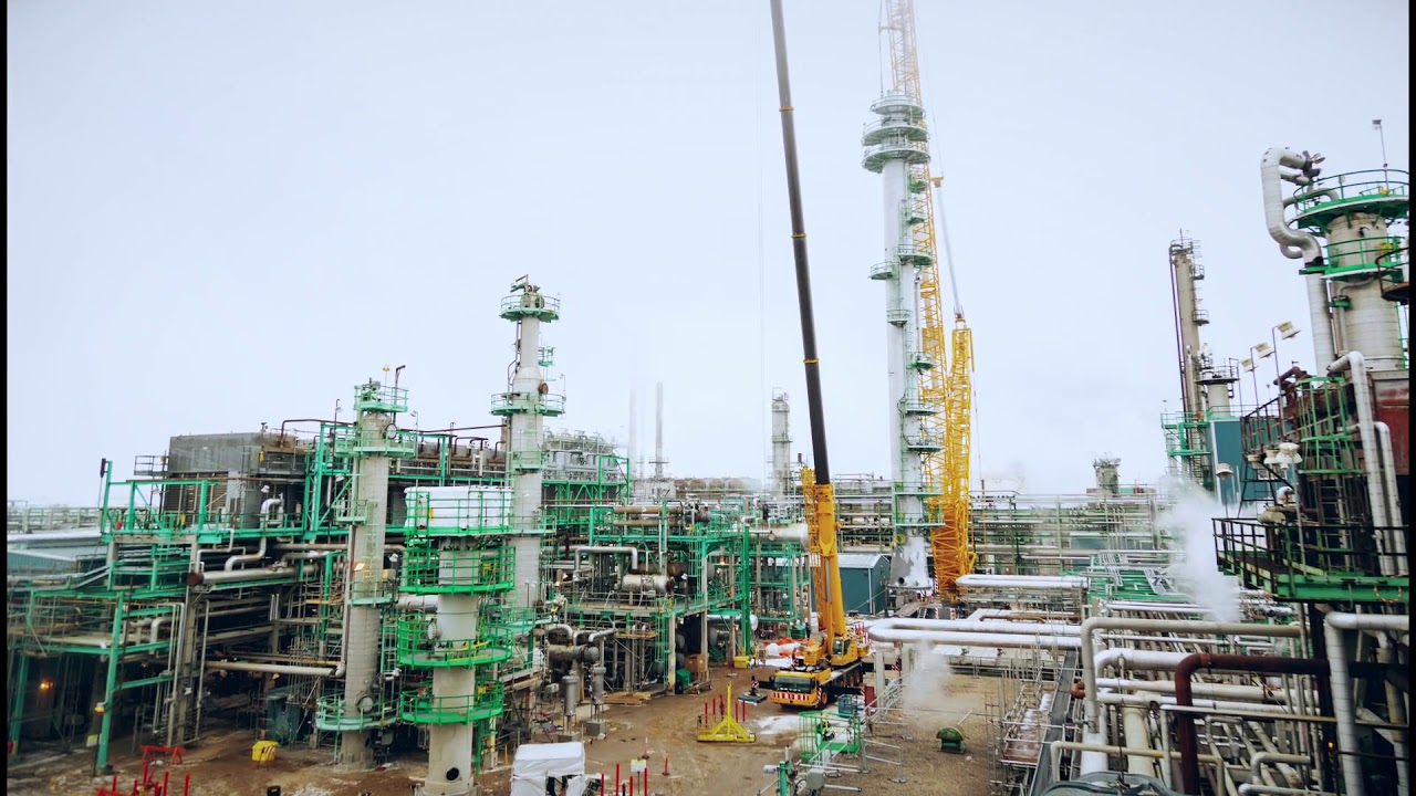 Co-op Refinery Complex GDS lift - YouTube