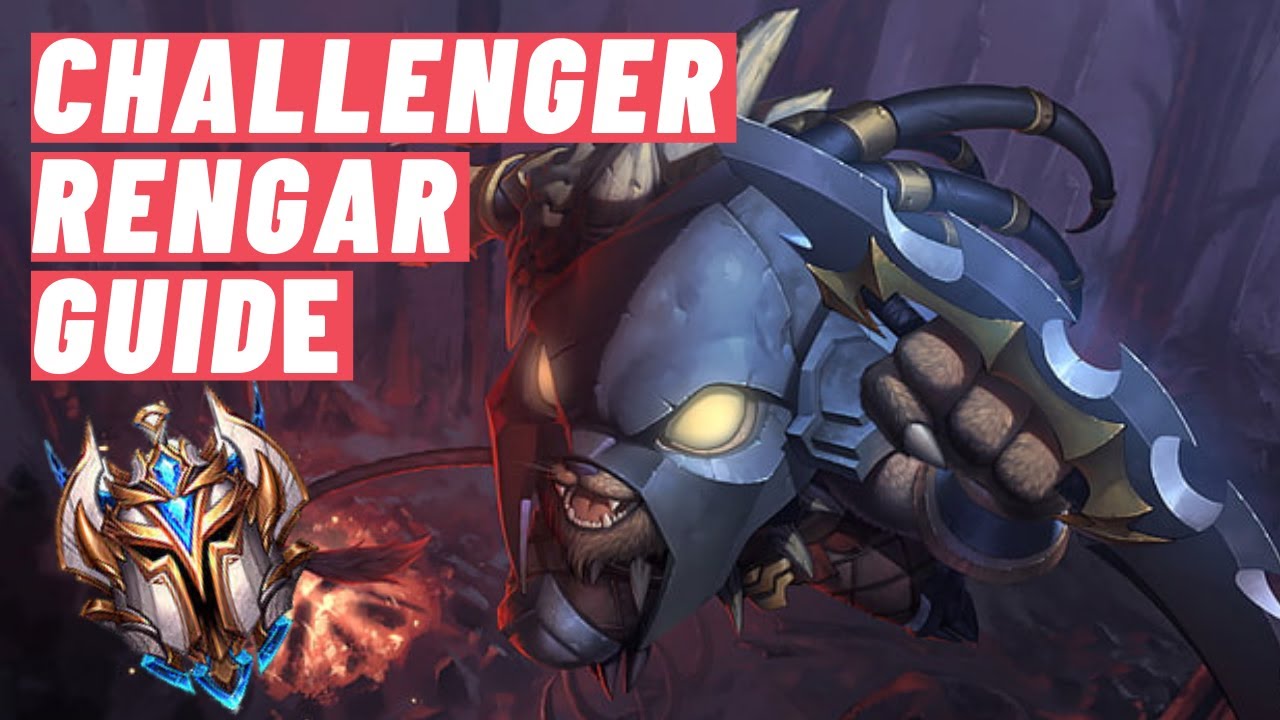 CHALLENGER QUICK JUNGLE RENGAR GUIDE | ONE SHOT COMBO | HOW TO CARRY AS ...
