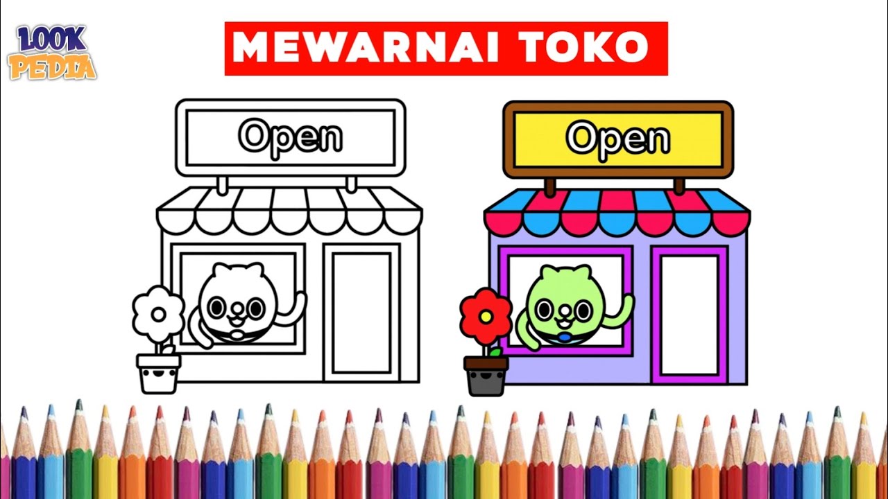 BELAJAR MEWARNAI TOKO | LOOKPEDIA - YouTube
