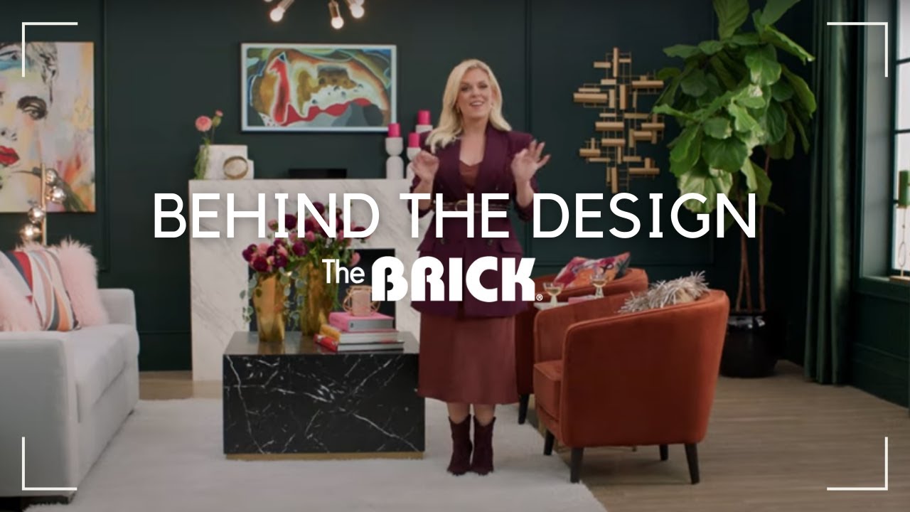 Urban Glam Living Room with Kortney Wilson | The Brick - YouTube